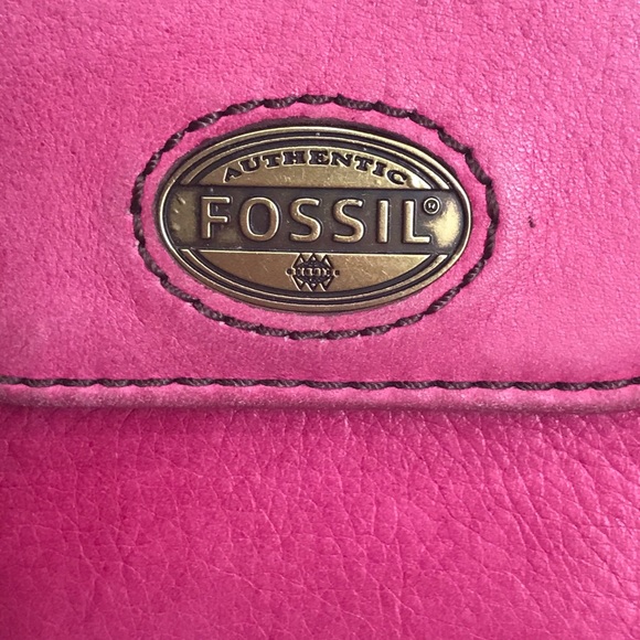 Fossil | Bags | Fossil Genuine Pink Cowhide Leather Wallet | Poshmark